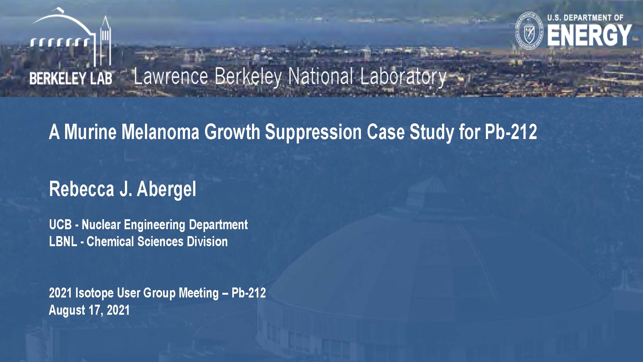 2021 DOE Isotope Program User Group Meetings | NIDC: National Isotope ... 2021 DOE Isotope Program User Group Meetings | NIDC: National Isotope ...